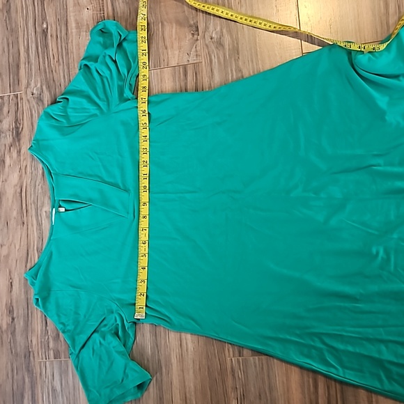 Chico's | Dresses | Chicos Green Soft Tshirt Dress | Poshmark
